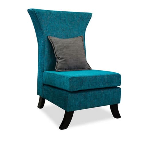 Chelsea wingback chair for occasional office reception upholstered in ...