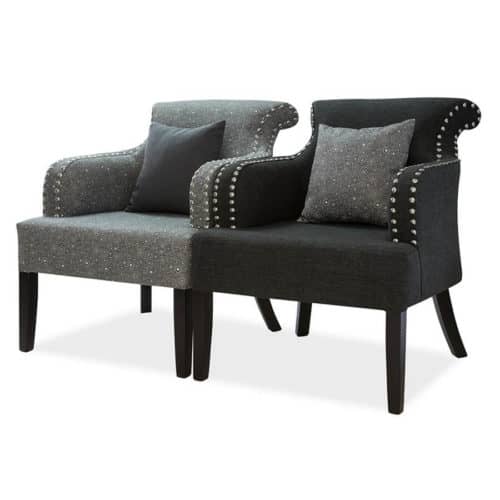 Chelsea wingback chair for occasional office reception upholstered in ...